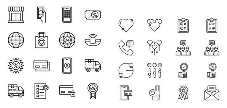 Download nhiều bộ icon free (miễn phí) tuyệt đẹp trong năm 2022