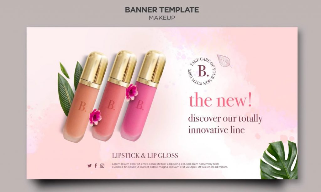 49 banner mỹ phẩm tải về miễn phí 100% dễ chỉnh sửa